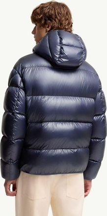 Moncler Quilted Down Down Jacket - Navy