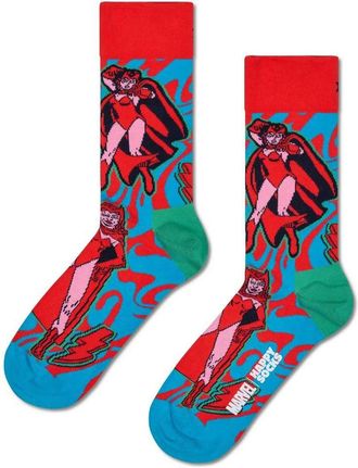 Happy Socks MARVEL AVENGERS SCARLET WITCH SOCK (DE/NL/SE/PL, Numerisch, 41, 46, Regular, Regular, Mehrfarbig)