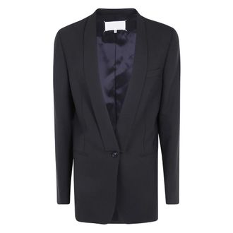 Maison Margiela Klassischer einreihiger Blazer - - Jackets - Damen - Schwarzk - XS