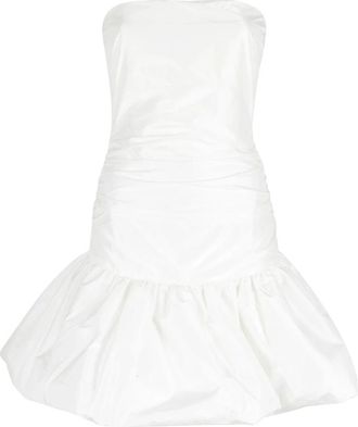 Rotate Rotate Birger Christensen, Femme, Robes, Blanc, Taille: 36 FR Mini-robe Ballons en Taffetas