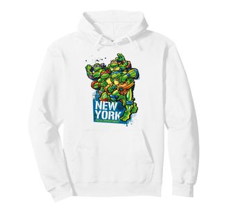 Teenage Mutant Ninja Turtles TMNT Teenage Mutant Ninja Turtles New York Pizza NYC Classic Pullover Hoodie
