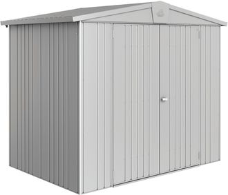 BIOHORT Ger&auml;tehaus BIOHORT Europa Gr. 3, verschiedene Farben, silber, metallic, Ger&auml;teh&auml;user, Stahl, Qualit&auml;ts-Ger&auml;teschuppen aus Metall