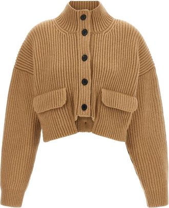 Khaite Femme, Pulls, Beige, Taille: 36 FR Cardigan Eita