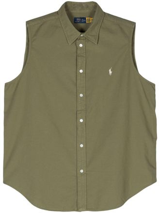 Polo Ralph Lauren robe &agrave; design sans manches - Vert