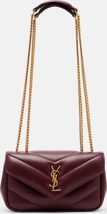 Saint Laurent Schultertasche Loulou Mini aus Leder