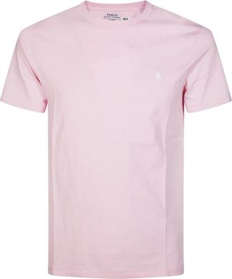 Polo Ralph Lauren Homme, Tops, Rose, Taille: XL T-Shirt MM Base