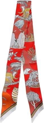 Generico Lot de 5 &eacute;charpes en soie fran&ccedil;aise de 90 cm, rubans d&eacute;coratifs pour les f&ecirc;tes pour femmes, Color3, taille unique