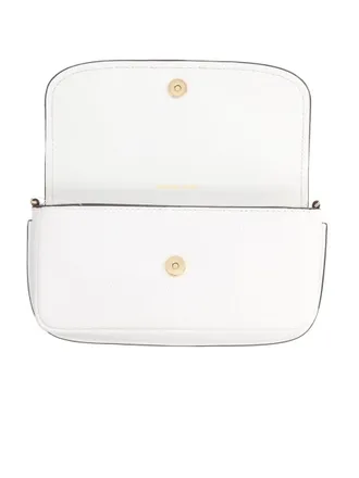 Michael Michael Kors Womens Bag Nolita White Cow Leather Shoulder