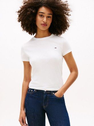 Tommy Jeans T-Shirt TJW 2PACK C-NECK TEE (Packung, 2-tlg., 2er) mit Logo-Stickerei