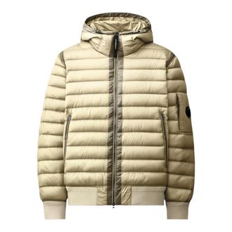C.P. Company DD Shell Kapuzen-Daunenjacke mit Lens - - Jackets - Herren - Beige - L