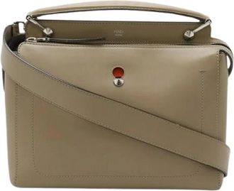 Fendi Sac &agrave; main 2Way en cuir Dotcom Pre-owned - Femme - Pre-owned - Beige - Taille: ONE Size