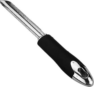 Hemoton Edelstahl Zucchini & Paprika Entkerner - Kernsamen Entferner - Silber - TPR Griff - Profi K&uuml;chenhelfer