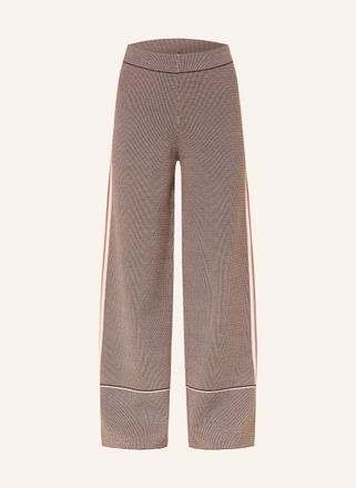 Marc Aurel Marc Aurel Strickhose Mit Galonstreifen braun