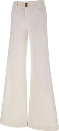 Seafarer Femme, Pantalons, Blanc, Taille: W28 Jane Wide Pantalons