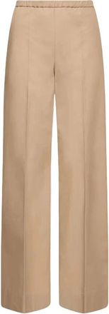 Moncler Femme, Pantalons, Beige, Taille: 40 FR Wide Pantalons