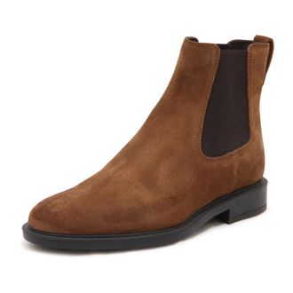 Tod's Homme, Chaussures, Brun, Taille: 39 1/2 EU Beatles Suede Bottes