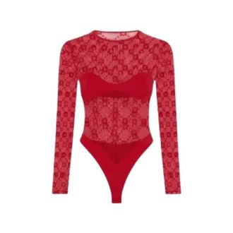Marine Serre Body - - Tops - Damen - Rot - S
