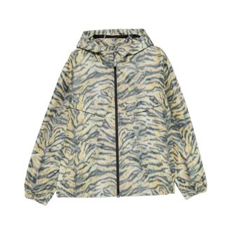 Kenzo Homme, Vestes, Multicolore, Taille: S Coupe-vent Court Tigre