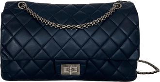 Chanel Crossbody Bags - Chanel 2.55 Reissue 227 Double Flap Bag Navy Blue - Gr. unisize - in Blau - f&uuml;r Damen