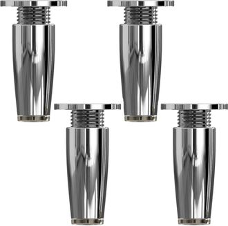 Generic M&ouml;belbeine 4er-Set, Metall Mit Schrauben Und Rutschfester Unterseite, Tischbeine, Konische Schrankf&uuml;&szlig;e Badezimmer, F&uuml;r Sofas, Couchtische, Kommodenf&uuml;&szlig;
