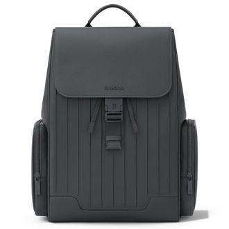 Rimowa Never Still - Leder Rucksack Large in Anthracite Grau
