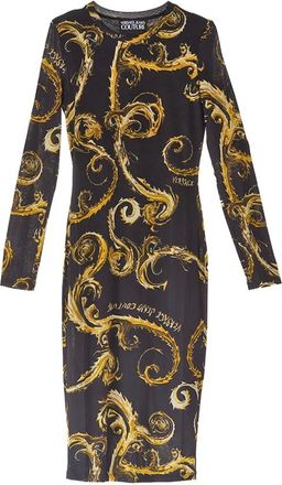 Versace Jeans Couture Femme, Robes, Multicolore, Taille: 38 FR Abito Organzino Barocco