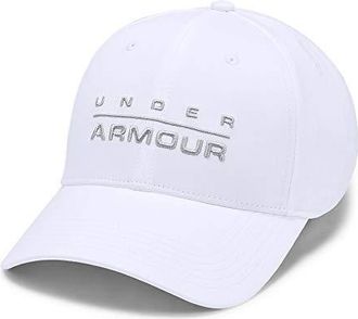 Under Armour Mens Wordmark STR Casquette Homme Blanc FR : L (Taille Fabricant : L/XL)