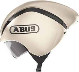 ABUS Zeitfahrhelm GameChanger TT - Aerodynamischer Fahrradhelm mit optimalen Ventilationseigenschaften f&uuml;r Damen und Herren - Gold, Gr&ouml;&szlig;e L