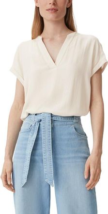 Comma Bluse ärmellos