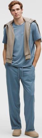 lululemon Pantalon Soft Jersey coupe classique Standard pour Hommes - Bleu - Taille 2XL