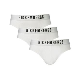 Dirk Bikkembergs Wei&szlig;e Baumwollunterw&auml;sche- 3er-Pack- Elastischer Bund - - Underwear - Herren - Wei&szlig; - L