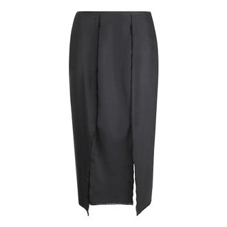 Crida Milano Barcellona Midi Rock - - Skirts - Damen - Schwarzk - XS