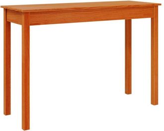 vidaXL Konsolentisch Wachsbraun 110x40x75 cm Massivholz Kiefer vidaXL