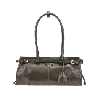 Prada Shiny leather medium Prada Bonnie bag Woman One Size