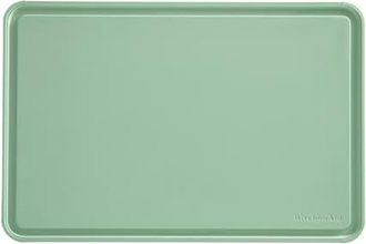 KitchenAid Klassisches Kunststoff-Schneidebrett mit umlaufendem Graben und rutschfesten Kanten, sp&uuml;lmaschinenfest, 30,5 x 45,7 cm, Gr&uuml;n