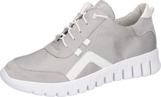 Waldl&auml;ufer Sneaker low Sneaker Low Damen 916005-500 068 Echtleder in grau