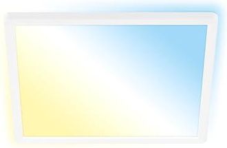 Briloner Panneau LED, classe &eacute;nerg&eacute;tique A, 11W &agrave; 2400lm, 50.000h &eacute;clairage, plat, CCT, lumi&egrave;re indirecte, dalle led, panneau plafond, plafonnier, lustre salon