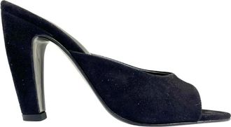 Gia Borghini Femme, Chaussures, Noir, Taille: 37 EU Edmonde Mule &agrave; bout pointu 95 mm