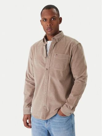 Tommy Jeans Hemd Baby Cord DM0DM22021 Beige Regular Fit