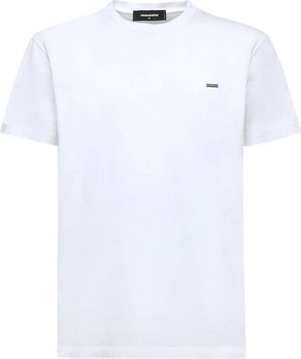 Dsquared2 Homme, Tops, Blanc, Taille: XL T-Chemises