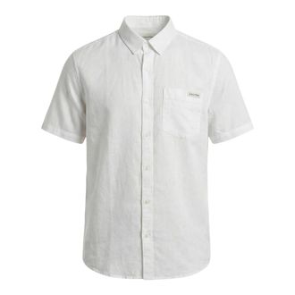 Calvin Klein Jeans Homme, Chemises, Blanc, Taille: XL Short Sleeve Shirt
