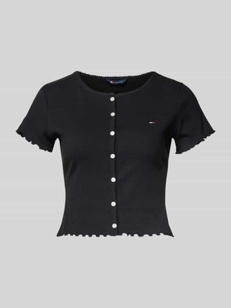 Tommy Jeans Slim Fit T-Shirt aus Baumwoll-Mix