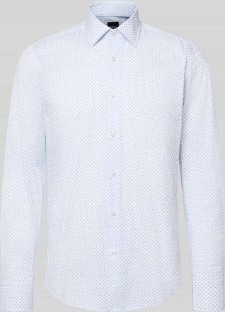 HUGO BOSS Regular Fit Businesshemd aus Baumwoll-Mix Modell Joe