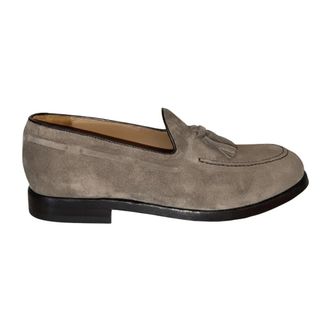Green George Green George, Homme, Chaussures, Beige, Taille: 40 EU Mocassins &agrave; pampilles en daim
