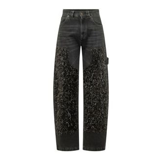 Darkpark Wide Jeans - - Jeans - Damen - Schwarzk - W25