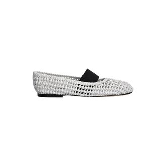 Msgm Geflochtene Ballerinas - - Shoes - Damen - Wei&szlig; - 38 EU