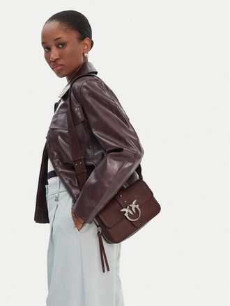 Pinko Handtasche Love One Slouchy Zip Mini AI 25-26 PLTT 105345 A2JG Braun