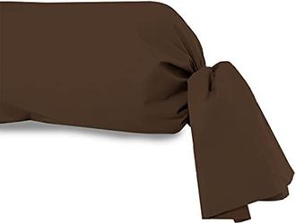 Soleil d'Ocre Atmosphäre 561212 Atmosphäre Schneiden von Nackenrolle Polycoton Braun 130 x 85 cm