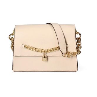 John Richmond Sac &agrave; bandouli&egrave;re en cuir froiss&eacute; - Femme - Sacs - Beige - Taille: ONE Size