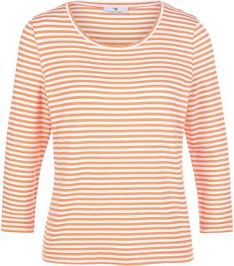 Peter Hahn Rundhals-Shirt 3/4-Arm Peter Hahn orange